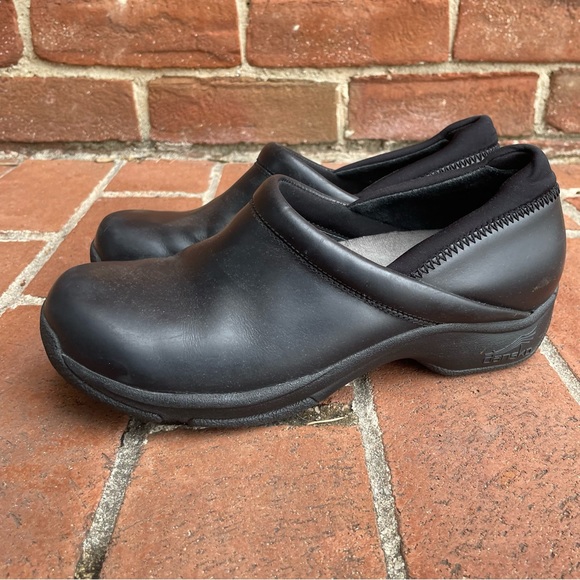 Dansko | Shoes | Dansko Kelsey Shoes Black Leather Nurse Professional ...